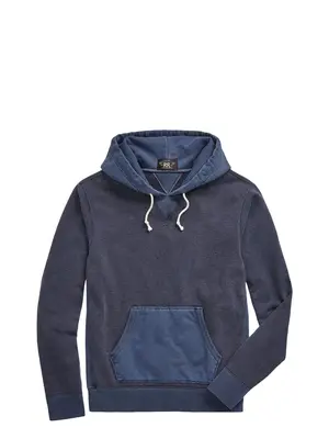 Ralph Lauren Two-tone Cotton Hoodie - Blue