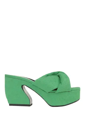 SERGIO ROSSI Platform Sandals - Green