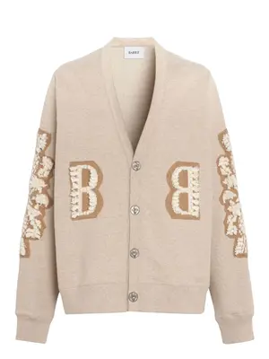 BARRIE B-logo Cardigan - Neutrals