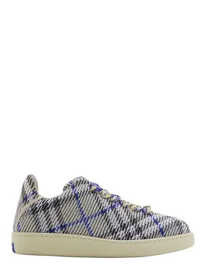 Burberry Check Pattern Sneakers - Neutrals