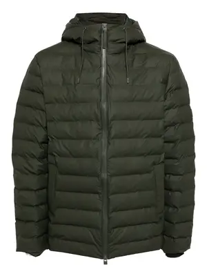 Rains Lohka Hooded Puffer Jacket - Green