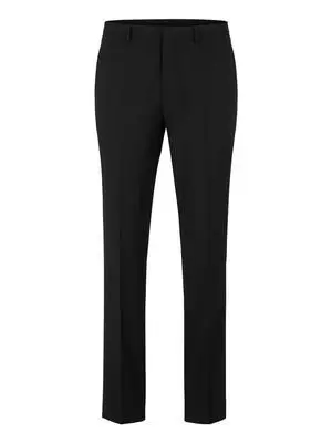 Hugo Tailored Tapered Trousers - Black