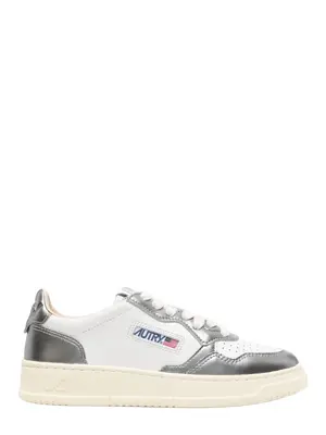 AUTRY Medalist Leather Sneakers - Grey