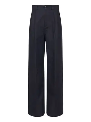 MAISON MARGIELA Wide-leg Tailored Trousers - Black