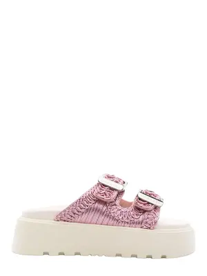 Casadei Birky Ale Flatform Slides - Pink
