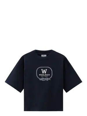 Woolrich Logo-print T-shirt - Blue