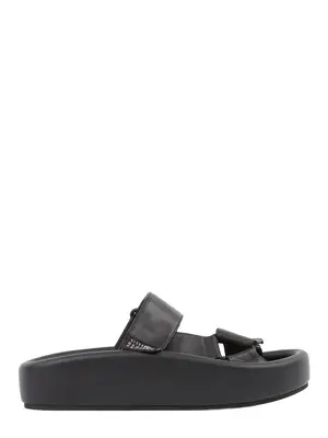 MAISON MARGIELA Webbing Leather Sandals - Black