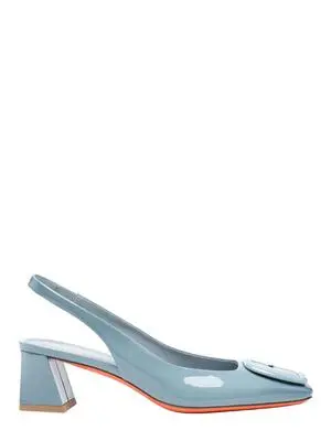 Santoni 50mm Patent-leather Pumps - Blue