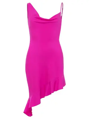 Azeeza Daphne Charmeuse Minidress - Pink