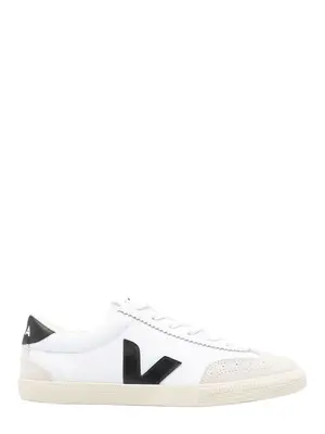 VEJA V-10 Panelled Sneakers - White