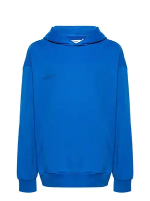 PANGAIA 365 Midweight Organic-cotton Hoodie - Blue