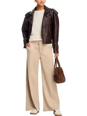 Ag AG Caden Wide-Leg Pants Flax
