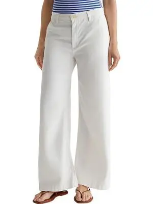 Ag Caden Wide-leg Pants - Powder