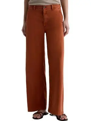 Ag AG Caden Wide-Leg Pants Sulfur Cavern Clay