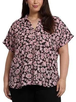 NYDJ Becky Blouse - Lilia Garden