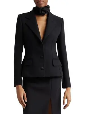 Dolce & Gabbana Single-breasted Wool Blazer - N0000 Nero