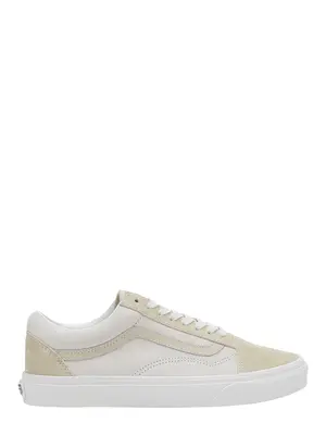 VANS Old Skool Pig Suede Sneakers - Cream