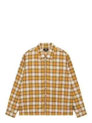 StÜssy Eddie Plaid Zip Shirt - Multicolor