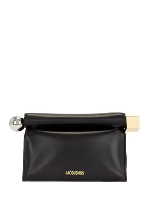 Jacquemus La Pochette Rond Care Clutch - Black