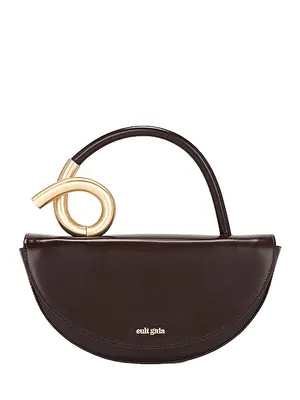 Cult Gaia Azariah Top Handle Bag - Espresso