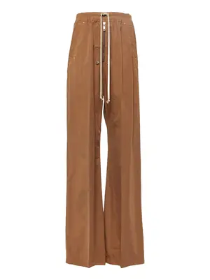 Rick Owens Geth Bela Cotton Track Pants - Brown