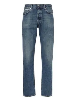 THOM SWEENEY Mid-Rise Straight Jeans