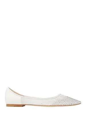 JIMMY CHOO Jimmy Choo Love Degrade Crystal Mesh Flats
