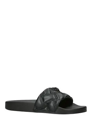Kurt Geiger Quilted Meena Slides - Black