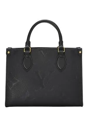 LOUIS VUITTON Giant Monogram Empreinte On The Go - Black