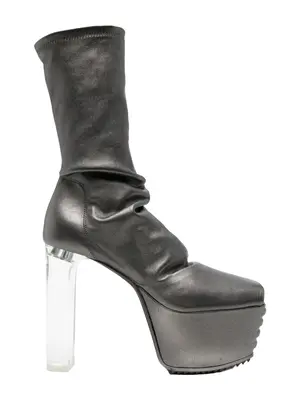 RICK OWENS Rick Owens 135mm Platform Boots