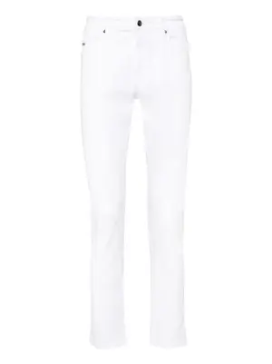 BOSS Low-rise Slim-fit Jeans - White