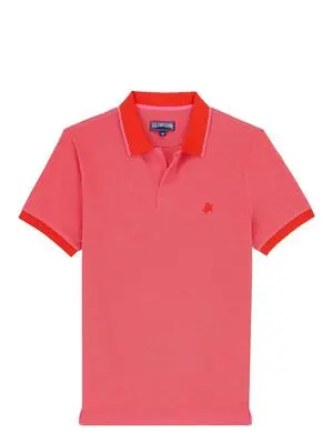 Vilebrequin Logo-embroidered Organic Cotton Polo Shirt - Red