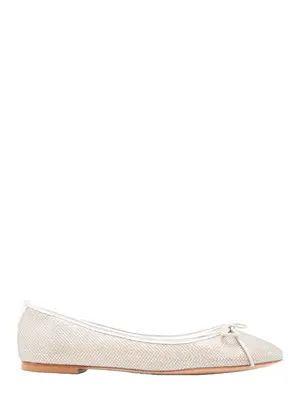 STUDIO CHOFAKIAN Sarita Mesh Ballerinas - Neutrals