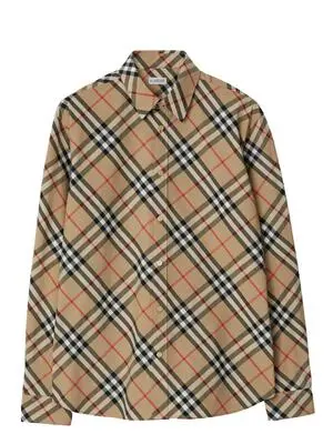 Burberry Vintage Check Cotton Shirt - Neutrals