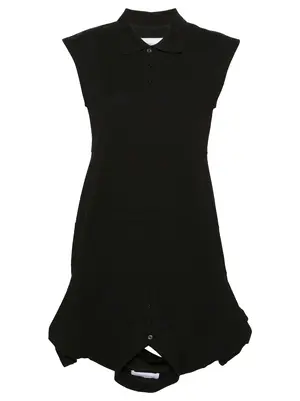 Viktor & Rolf Upside Down Polo Shirt Dress - Black