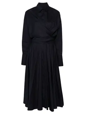 VIKTOR & ROLF Viktor & Rolf Wrap-Design Maxi Shirt Dress