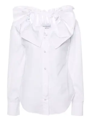 Viktor & Rolf Couture Off-shoulder Shirt - White