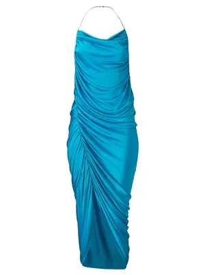 Marc Jacobs Draped Midi Dress - Blue