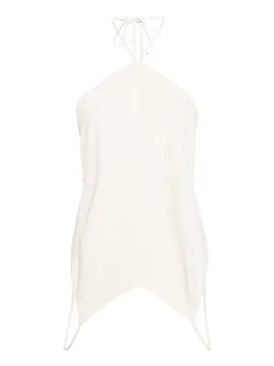Viktor & Rolf Upside-down Crepe Top - Neutrals