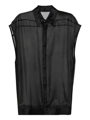 RICK OWENS Rick Owens SL Jumbo Silk Blouse
