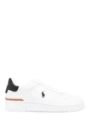 Polo Ralph Lauren Polo Pony Leather Sneakers - White