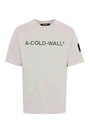 A-COLD-WALL* Overdye Logo-print T-shirt - Grey