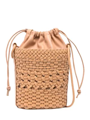 Hereu Palau Leather Bucket Bag - Neutrals