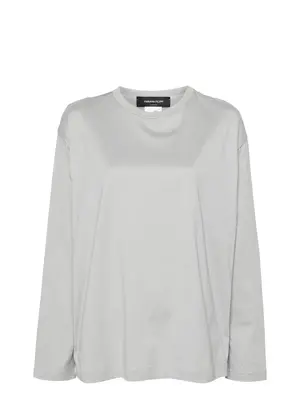 Fabiana Filippi Panelled Long-sleeve T-shirt - Grey