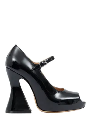 MAISON MARGIELA 120mm Mary Jane Pumps - Black