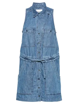 MARANT ETOILE Ines Denim Mini Dress - Blue