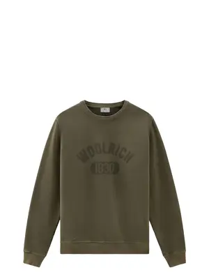 Woolrich Logo-print Cotton Sweatshirt - Green