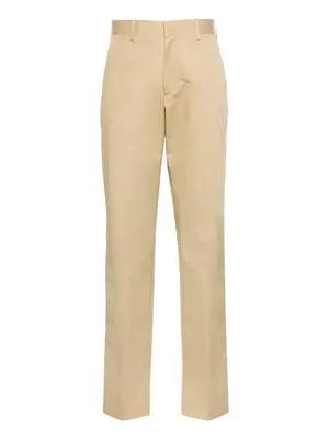 LARDINI Mid-rise Tapered Chinos - Neutrals