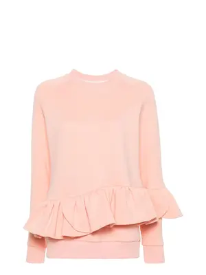 IOANA CIOLACU Peplum Sweatshirt - Pink