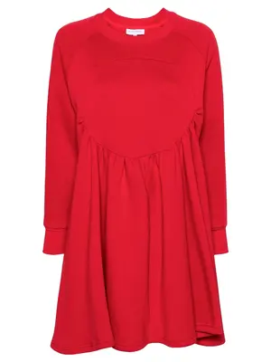 IOANA CIOLACU Calypso Sweatshirt Dress - Red
